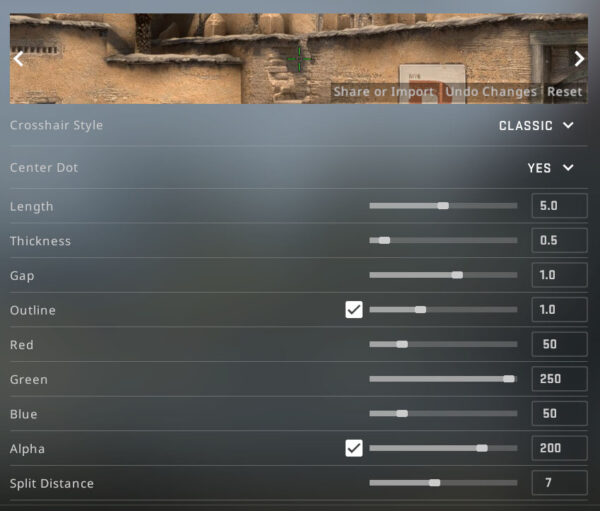 Guide to Best CS2 Crosshair Settings - CS LAB