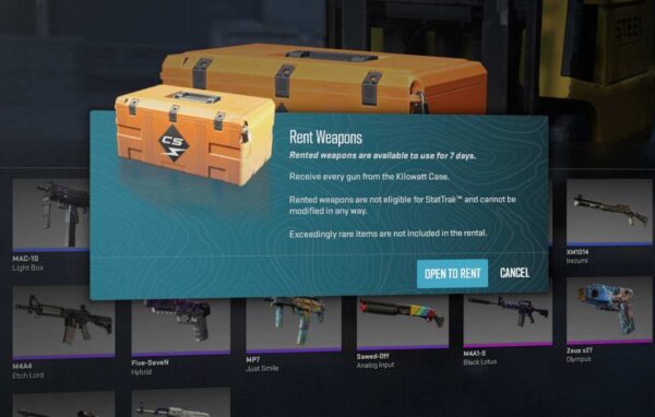 How to Rent Skins in CS2 - CS LAB